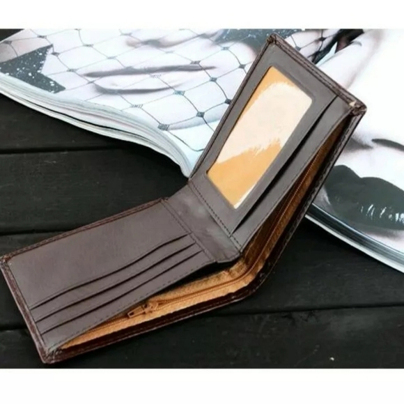 DENLEILU | Bags | Denleilu Mens Faux Synthetic Leather Wallet | Poshmark